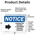 (2 Pack) Contractor Material And Equipment Sign - Walmart.com