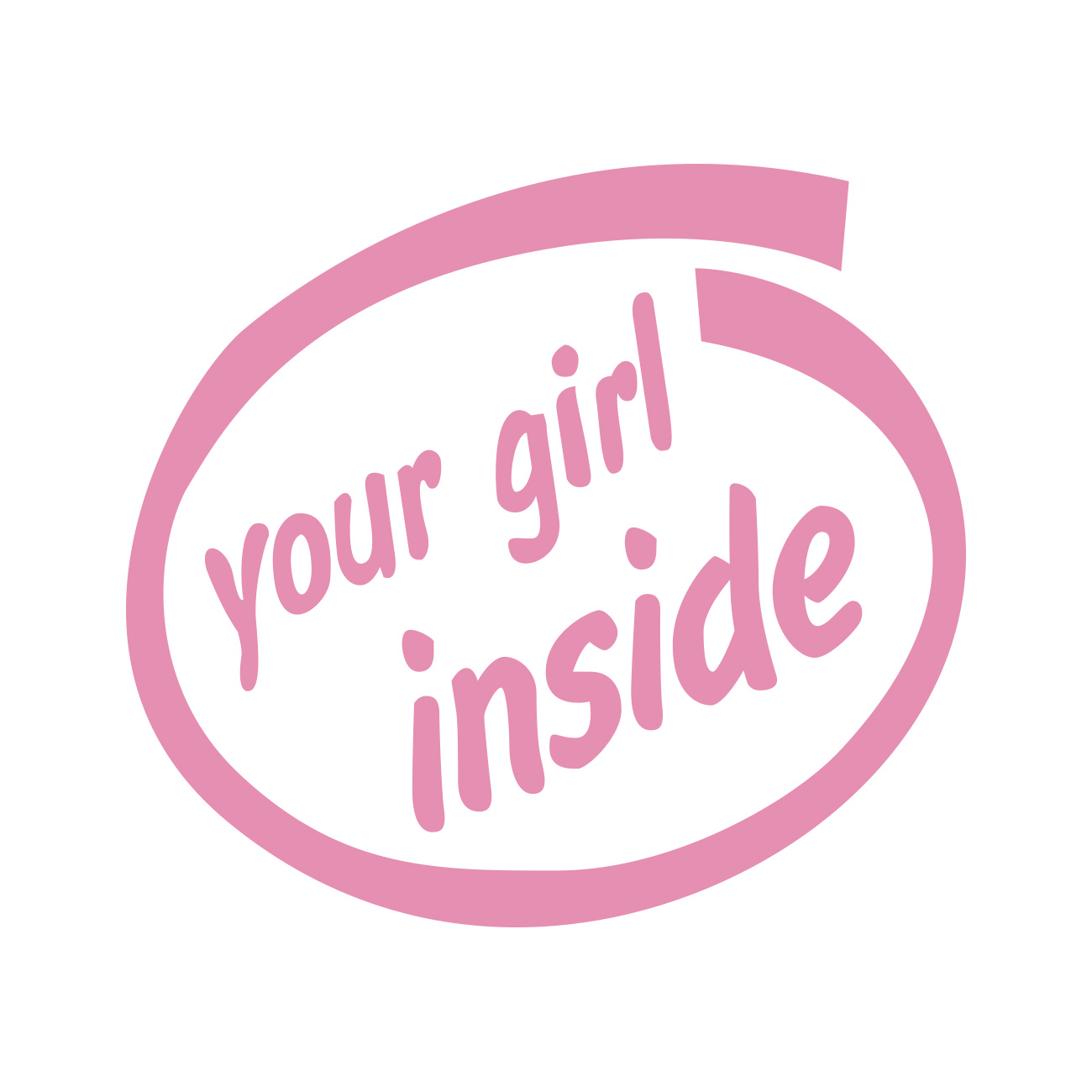Your Girl Inside Sticker Decal Die Cut - Self Adhesive Vinyl ...
