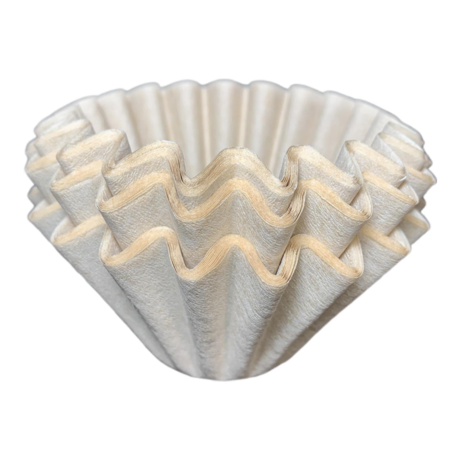 50x Papeles de café con forma de cuenco ondulado, modelo de pastel ...