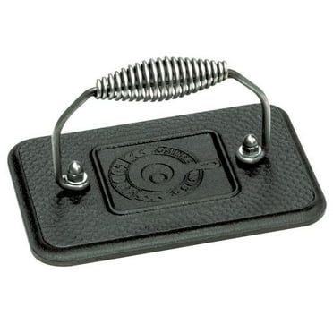 Norpro Cast Iron Pig Shaped Bacon Press with Wood Handle, 8.5in/21.5cm ...