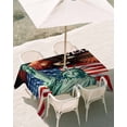 54x80 Inch Outdoor Tablecloth with Umbrella Hole Zipper Rectangle ...