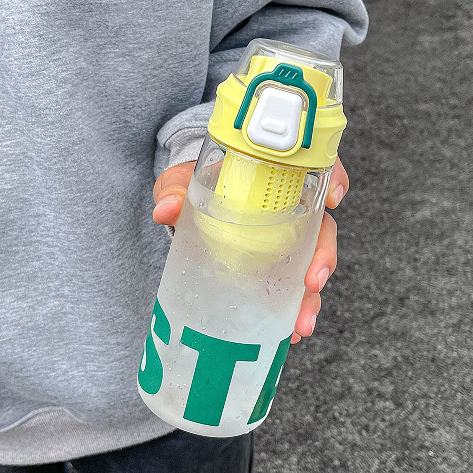 wirlsweal Tea Cup Water Bottle Combo Leakproof Detachable Tea ...