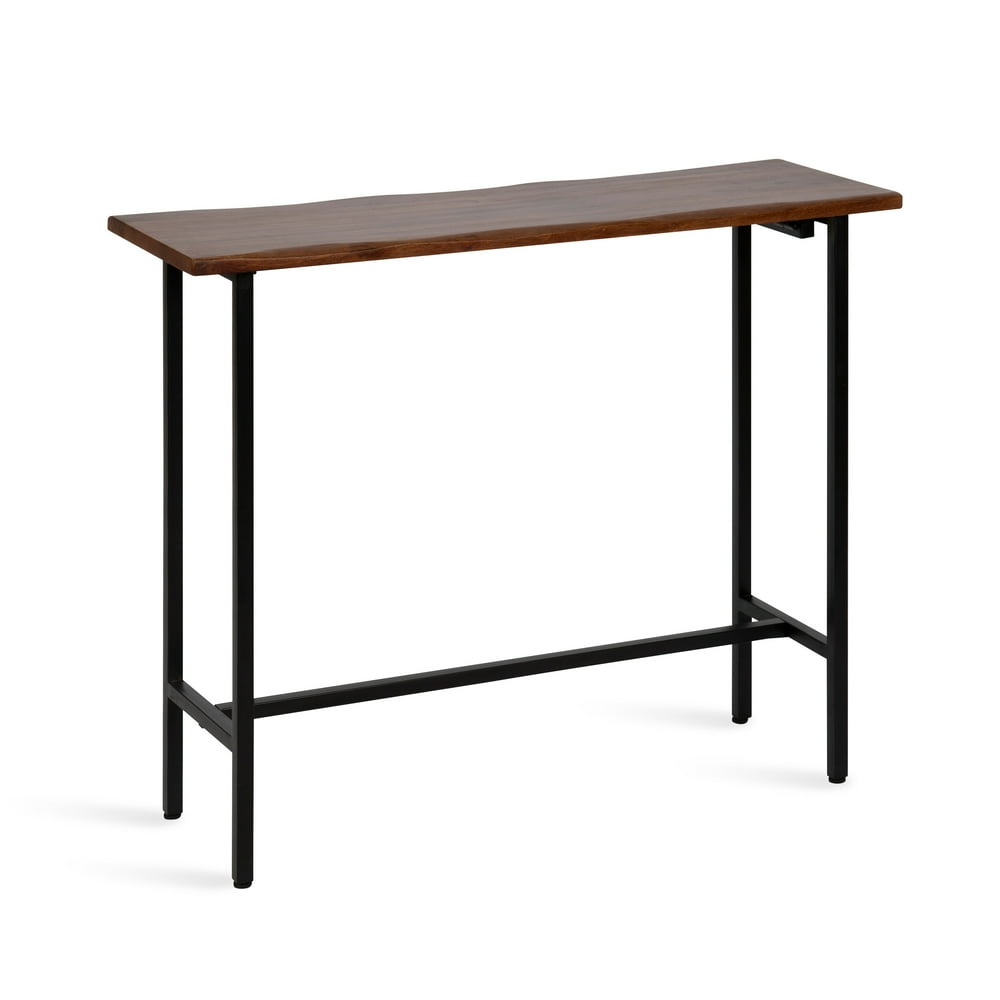Kate and Laurel Lankford Modern Console Table, 36 x 12 x 30, Walnut ...