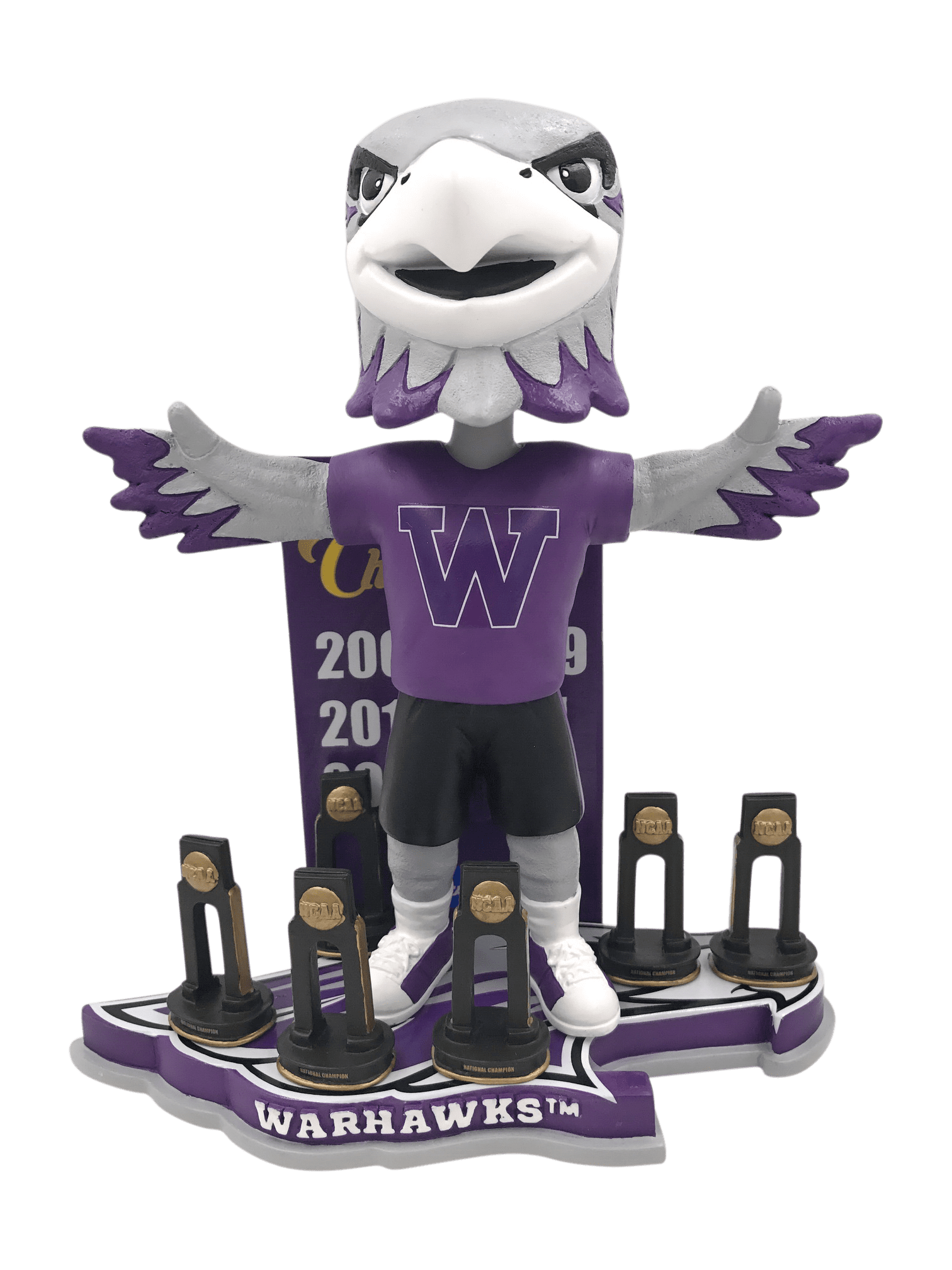 Willie Warhawk Whitewater Warhawks Football National Champions ...