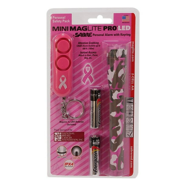 Maglite SP2PUF6 - Mini Pro 272 Lumens Pink Camo LED Flashlight ...