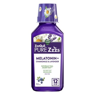 Vicks ZzzQuil Pure Zzzs Nighttime Sleeping Pills, Adult Sleep Aid ...