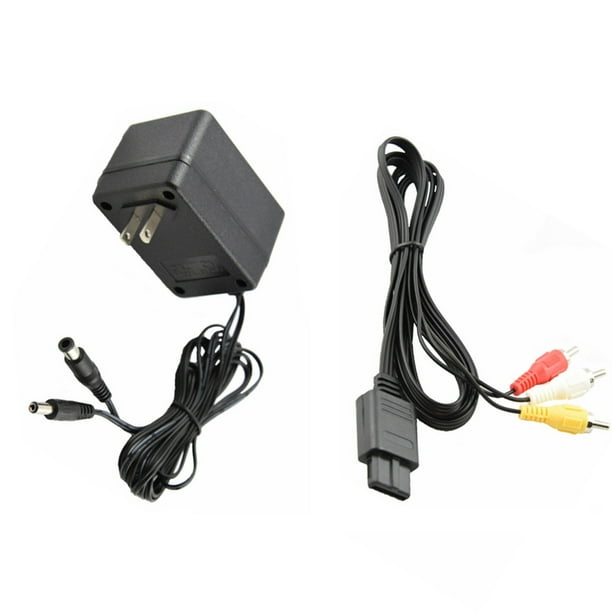 TekDeals Audio AV RCA+AC Cable Power Supply Adapter Cord For Super ...