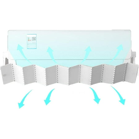 Air Conditioner Deflector, Adjustable Foldable Wind Baffle Shield ...