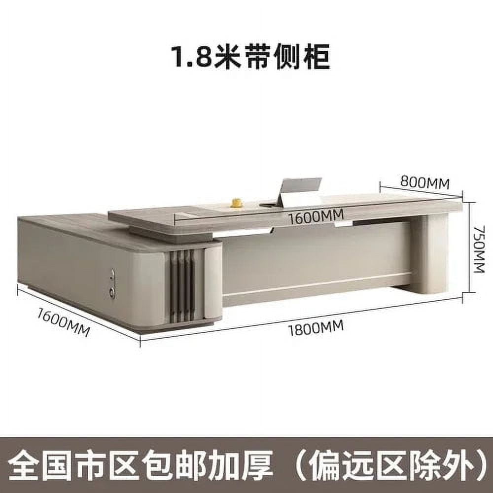 Modern Luxury Office Desk Vanity Reception Conference L Shaped Filing ...