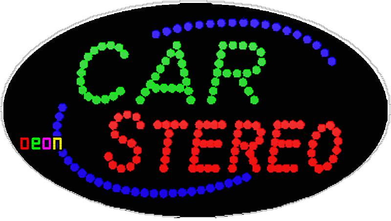 27"x15" Animated Neon By Deon 27"x15" Animated Neon By Deon Car Stereo ...