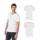 Playera Cuello V, para Caballero, Color Blanco, Talla Mediana, 100% ...