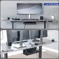 VIVO Black Extra Deep Under Desk Cable Management Tray - Walmart.com