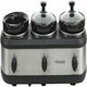 FRIGIDAIRE 3 x 2.5 Qt. Triple Slow Cooker - Stainless-Steel - Walmart.com