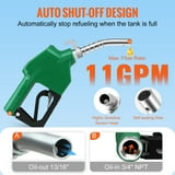 VEVOR Automatic Fuel Nozzle Shut Off Fuel Refilling 3/4" NPT 13/16 ...
