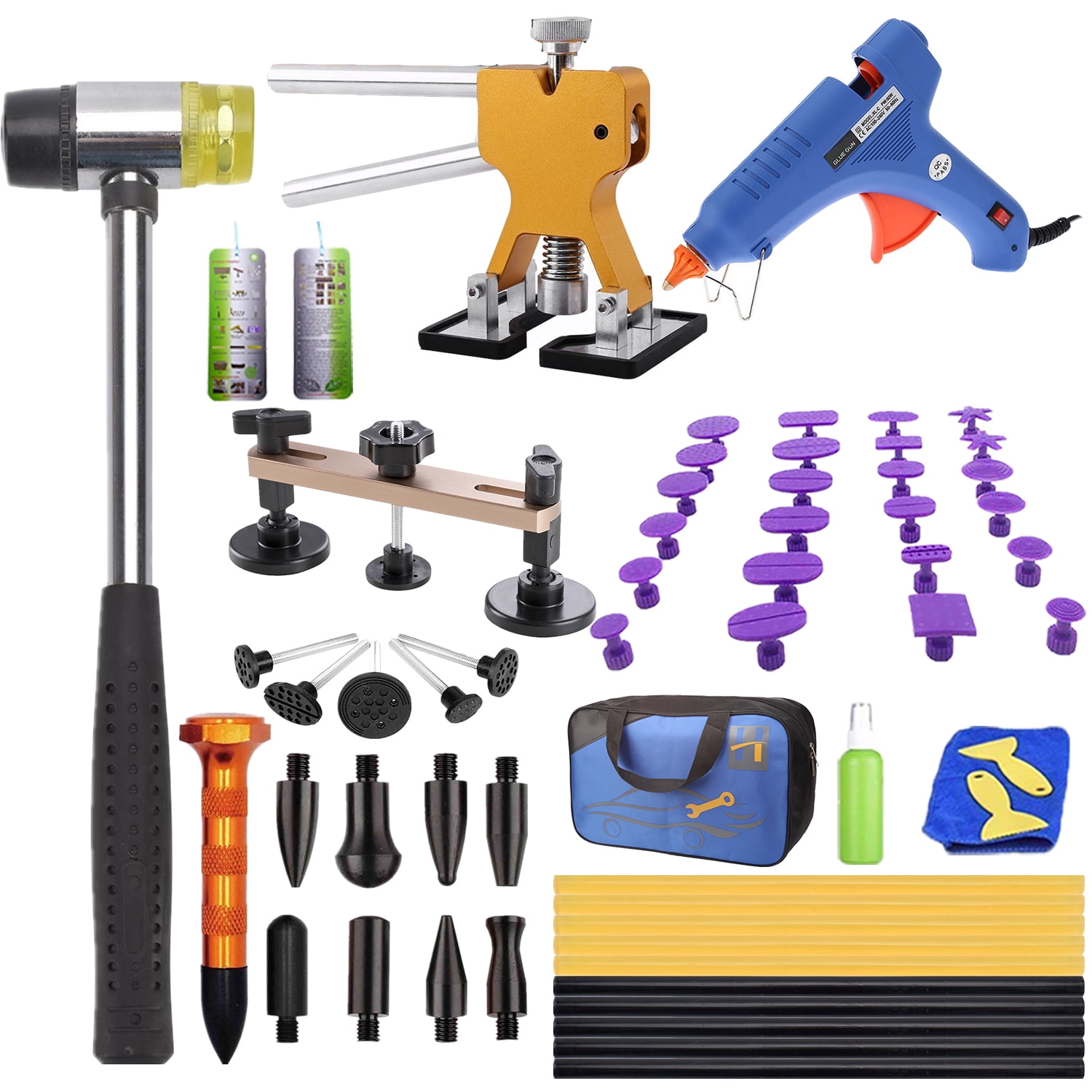 PDR Paintless Dent Removal Tools Pops a Dent Puller Car Dent Remover ...