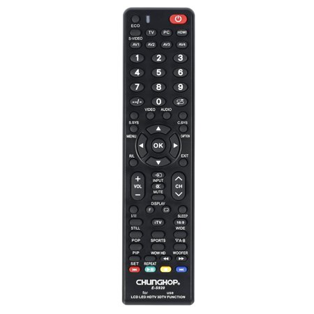 Suitable for use with Sanyo Universal TV Remote Control E-S920 ...
