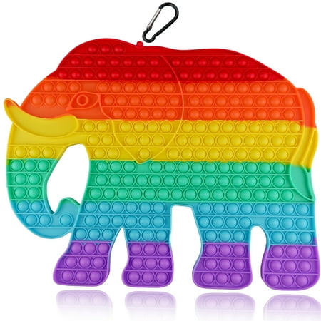 AJDOLL Pop on Its It Fidget Toys Jumbo Elephant Big Simple Dimple ...