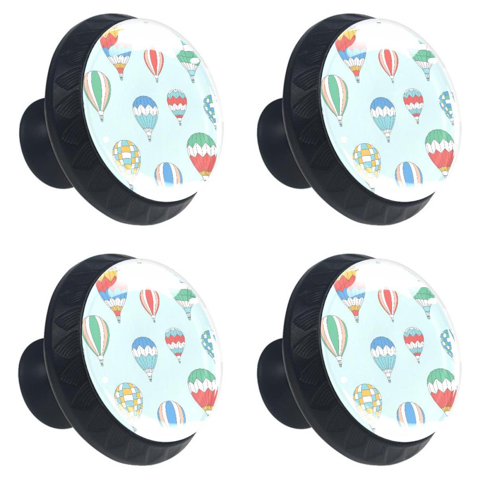 4 Pcs Hot Air Balloon Knobs for Kitchen Cabinet Cupboard Dresser Bookcase Drawer Pulls Handles ...