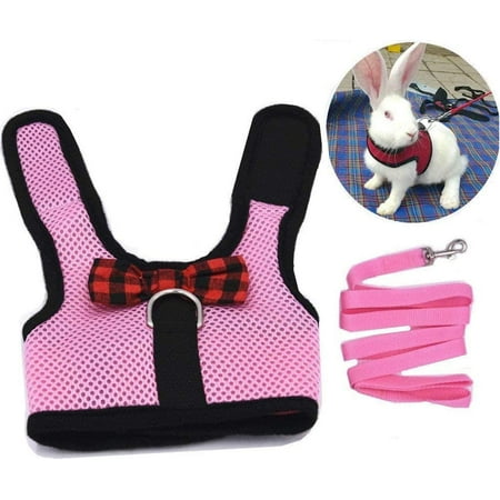 ShenMo Rabbits Harness with Elastic Leash Set Suitable for Small Pets ...