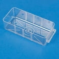 25Pc Combined Transparent Drawer Storage Cabinet Detachable Black Parts ...