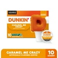 Dunkin' Keurig K-Cup Pods, Caramel Me Crazy Coffee, 10 Count Box - Walmart.com