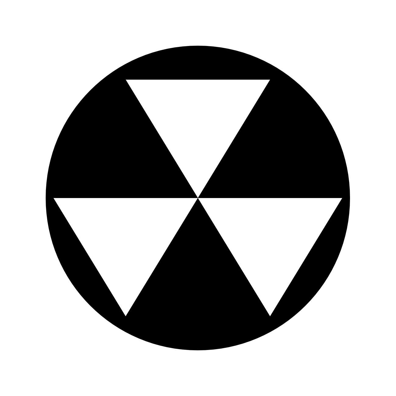 Fallout Shelter Symbol Sticker Decal Die Cut - Self Adhesive Vinyl ...