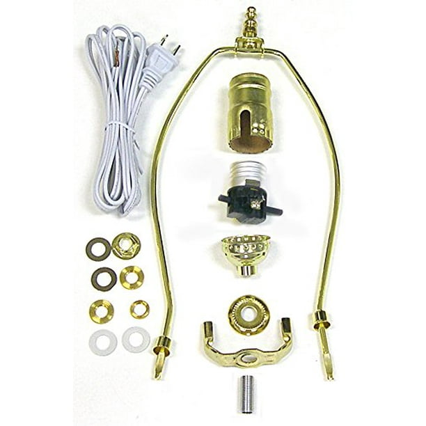 National Artcraft Easy Lamp Making Kit With Shade Harp, Cord And Socket ...