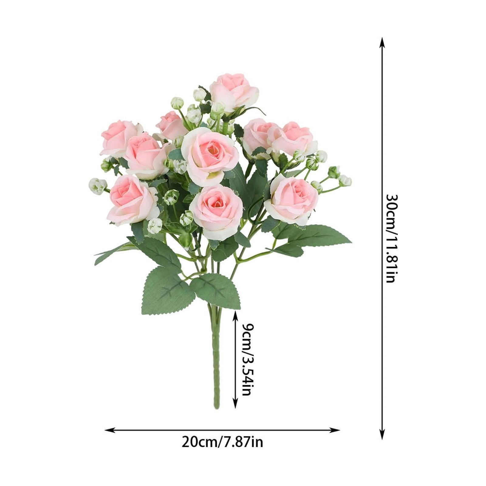 Click here for Yulier 2 Packs Roses Artificial Flowers  Pink Arti... prices