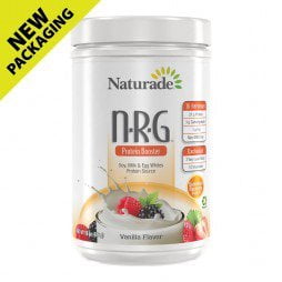 NRG Protein Powder Fat Free-Vanilla Naturade Products 16 oz Powder ...