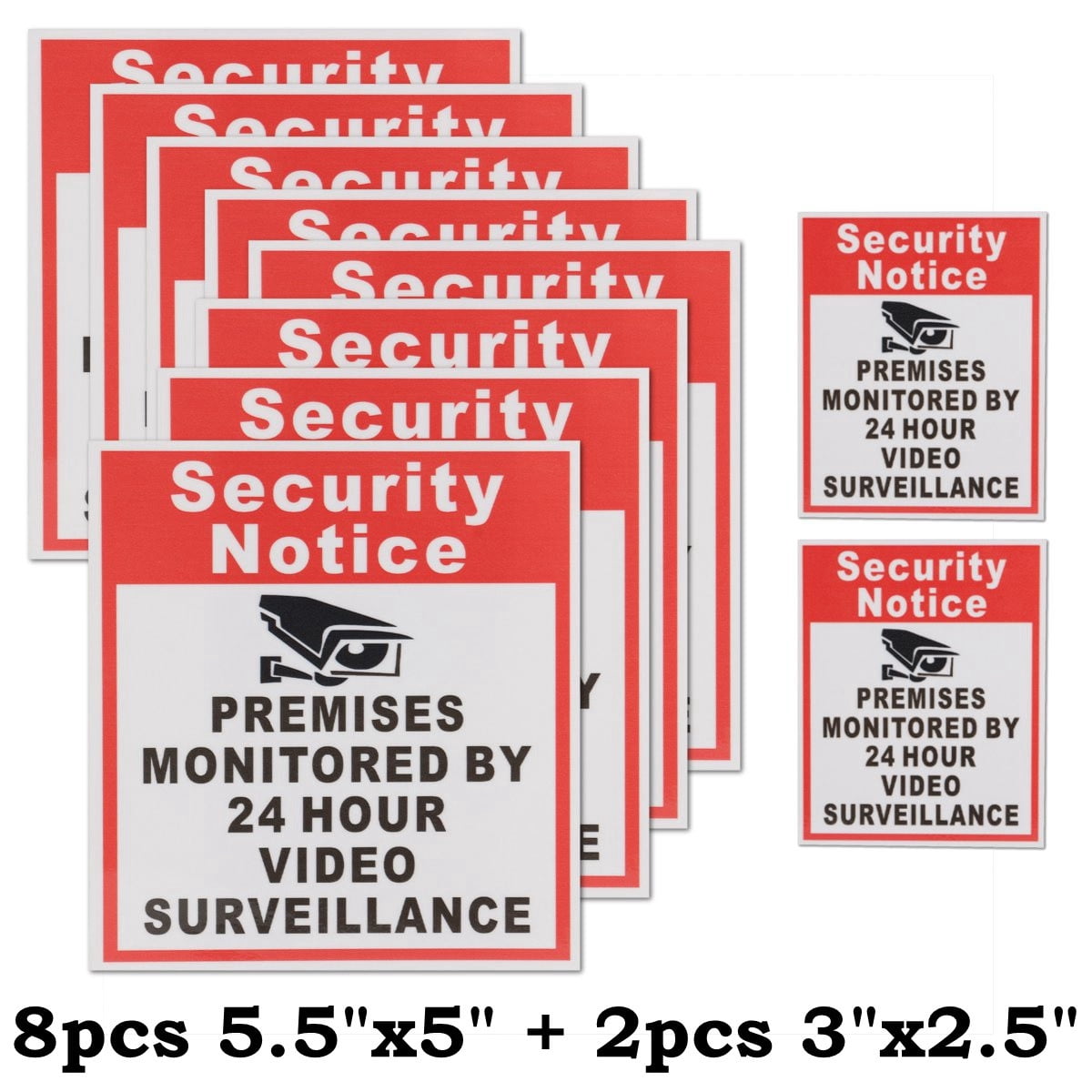 Video Surveillance Decal Apartment Security Camera Monitor Screen 24 ...