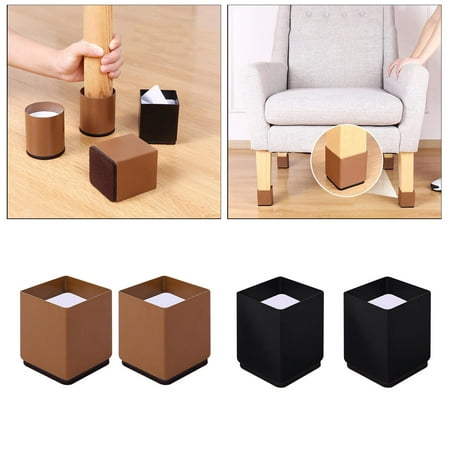 4x Furniture Risers Bed Riser Chair Leg Lifts Couch Lifter Chair Leg ...