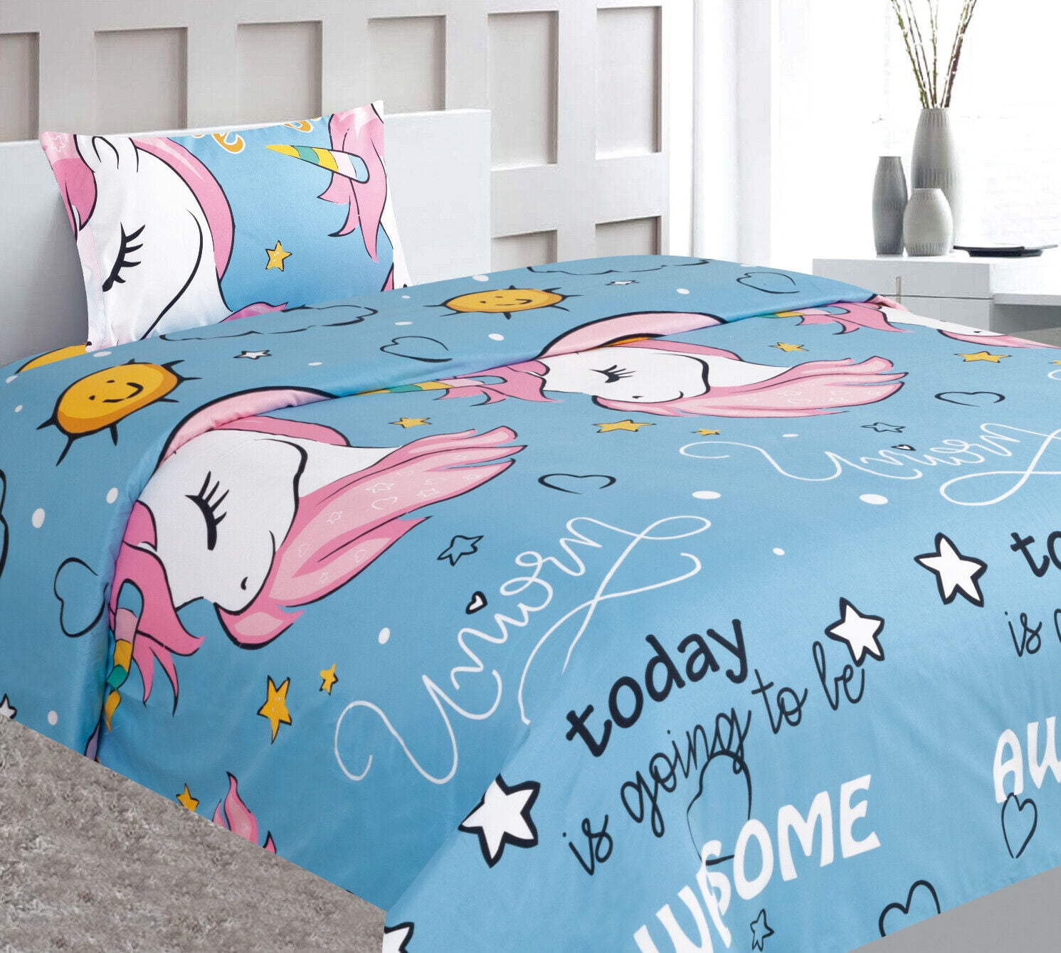 Kids bedding sheet set TWIN size printed design super soft for boys ...