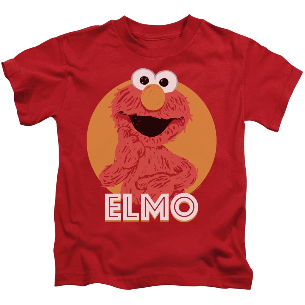 Sesame Street - Elmo Scribble - Juvenile Short Sleeve Shirt - 7 ...