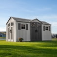 Lifetime Polyethylene Dual Entry Storage Shed, 106.5 sq. ft.,15 ft. x 8 ...