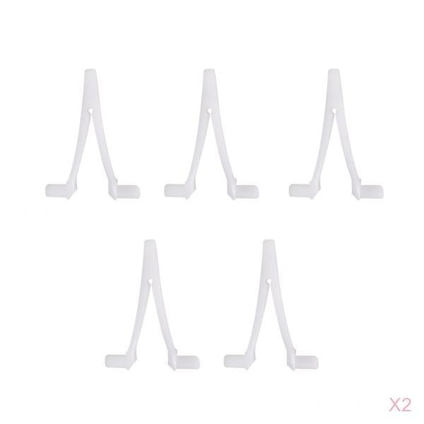 10 pieces BUTTERFLY V CLIPS SWIMMING POOL BRUSH LEAF RAKE VACUUM POLE ...