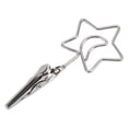 BIMZUC 12pcs Silver Wire Photo Clamp Double Headed Memo Clip Metal Card ...