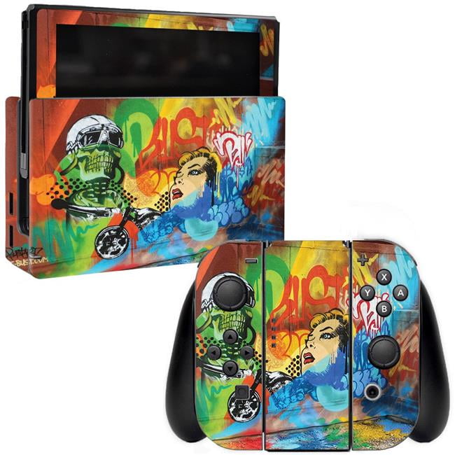 MightySkins NISWI-Skeleton Takeover Skin for Nintendo Switch - Skeleton ...