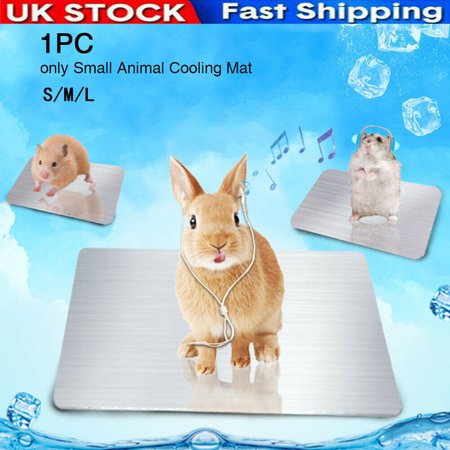 Small Animal Pad Pet Cooling Mat Ice Bed Chiller Aluminum Alloy Kitten ...