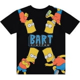 The Simpsons Boy's Bart T-Shirt and Shorts Bundle Clothing Set- Little ...