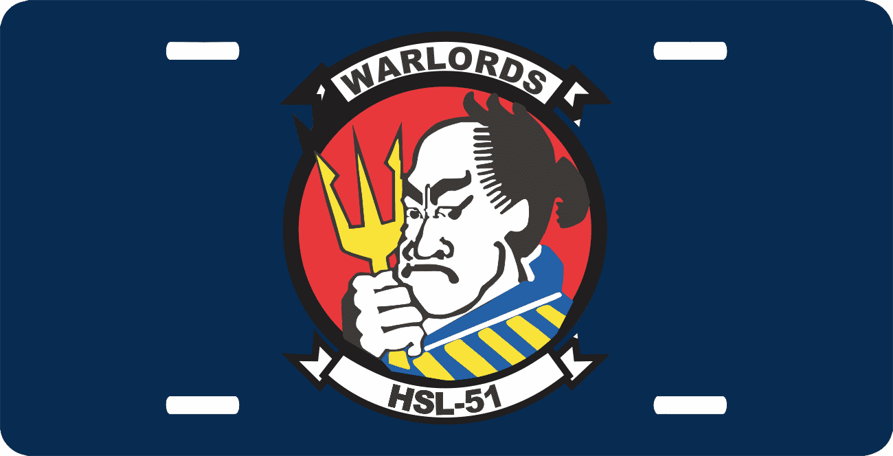 HSL-51 Warlords License Plate - Walmart.com