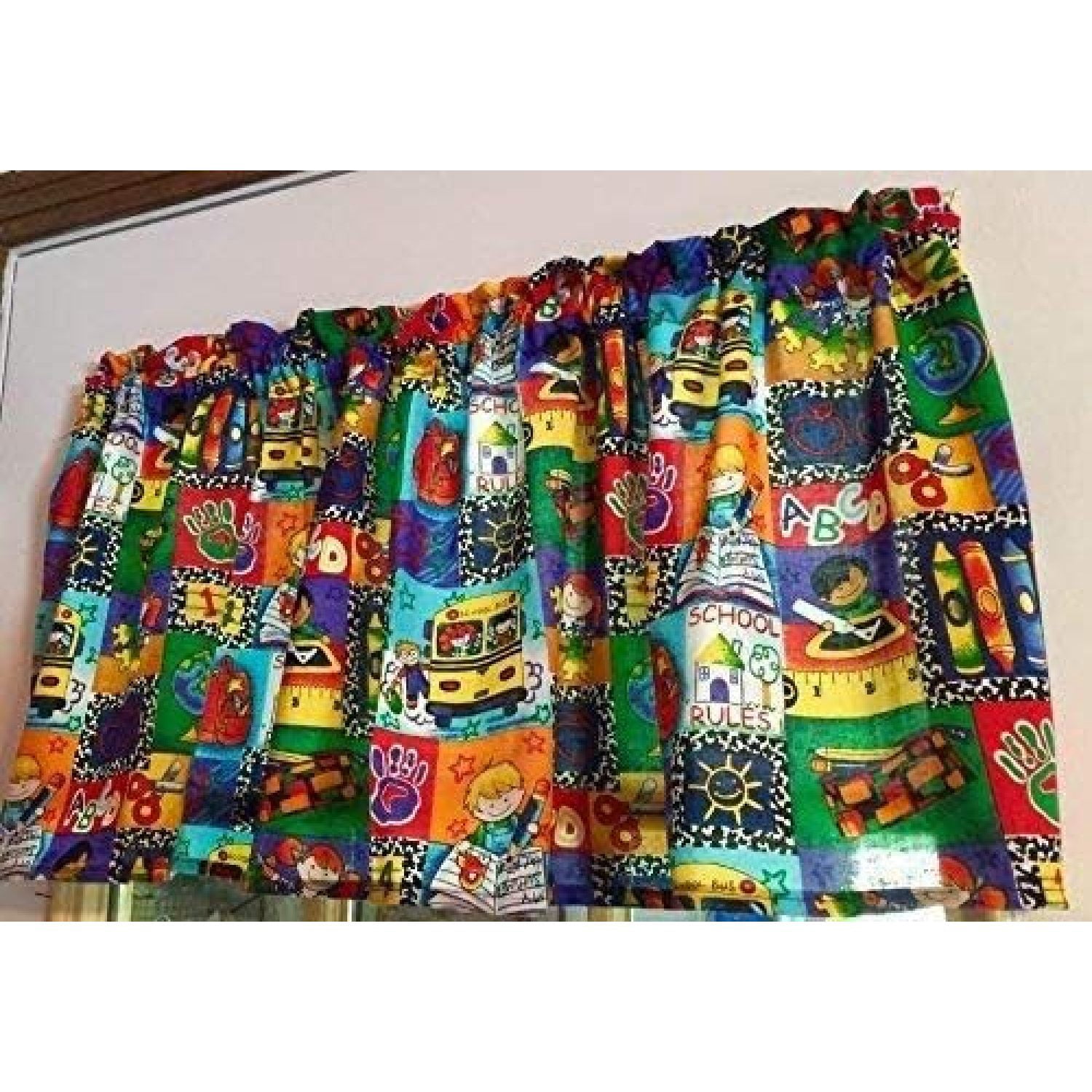 HElectQRIN Teacher Classroom School s Backpack Cotton Window Curtain ...