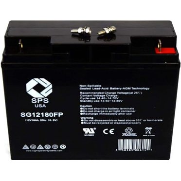 SPS Brand 12V 12Ah Replacement Battery (SG12120T2) for APC Back-UPS Pro ...