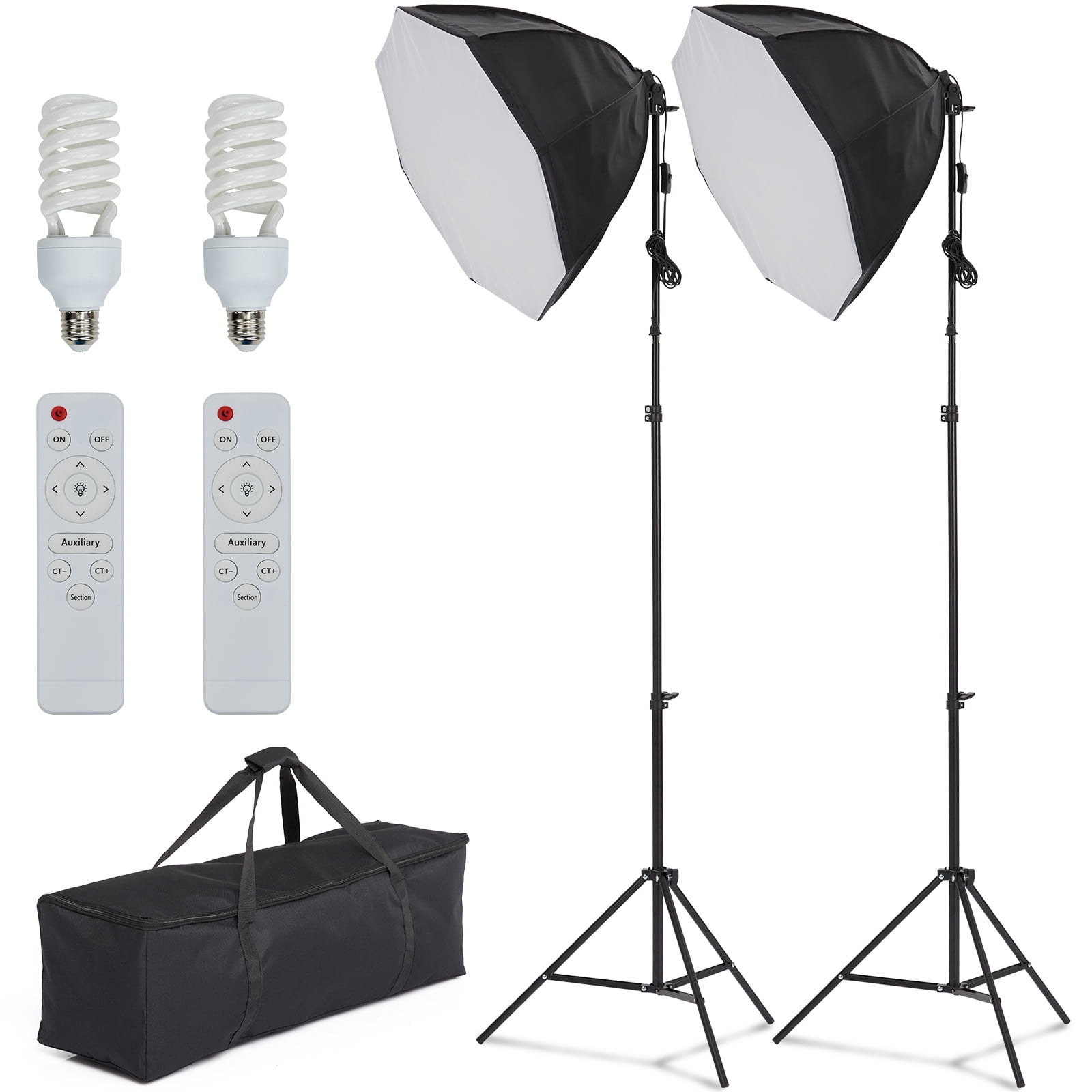 EastVita Softbox Photography Lighting Kit, Continuous Lighting Kit with ...