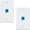 BASEPORT Multi-Plug Media Wall Outlet: USB Ports, HDMI, Ethernet, Coax ...