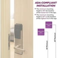 ADA CENTRAL SIGNS - 6" X6" Employees Only Sign - ADA Compliant Tactile ...