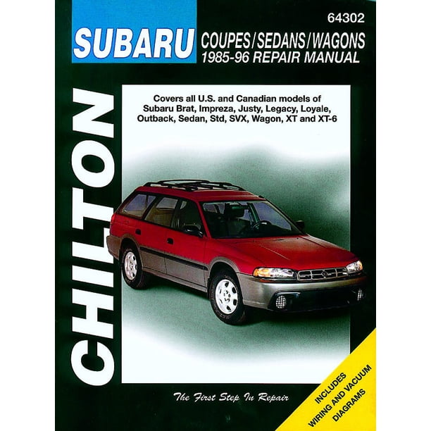 Subaru Coupes, Sedans & Wagons covering the Brat, Impreza, Justy ...