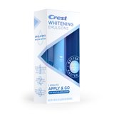 Crest Whitening Emulsions with Built-in Applicator, on the Go Leave-on ...