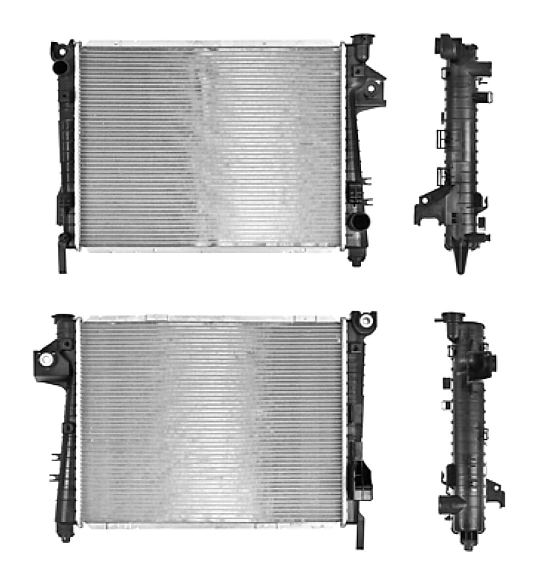 Radiador De Agua Ram 1500 2002 A 2008 Dodge V8 4.7L Aut Soldado Polar ...