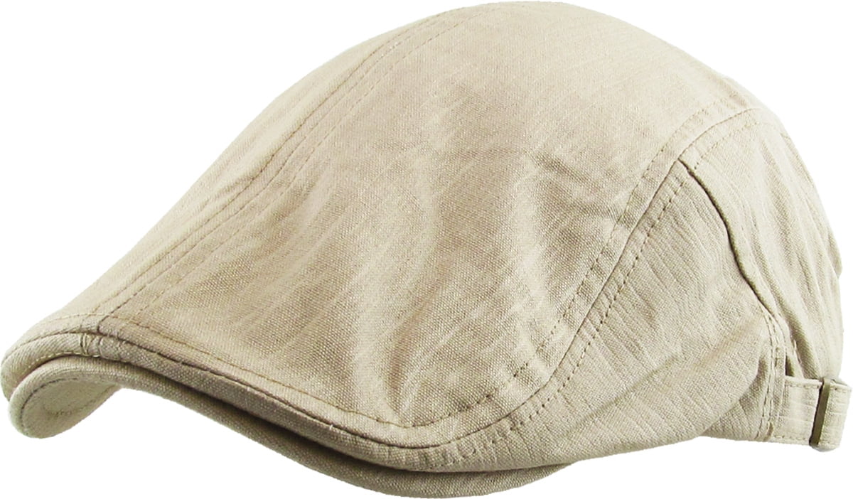 Solid Cotton Denim Gatsby Cap Mens Denim Hat Golf Driving Summer Cabbie ...