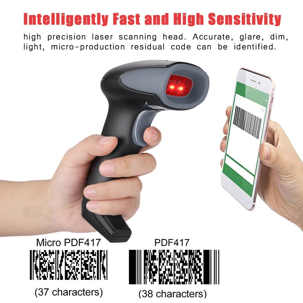Buy Barcode Reader Scanner Bar Scanner, 1D Scanner, USB Bar Scanner ...